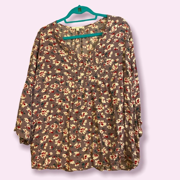 fun 2 fun | Tops | Fun2fun Floral Print Top | Poshmark